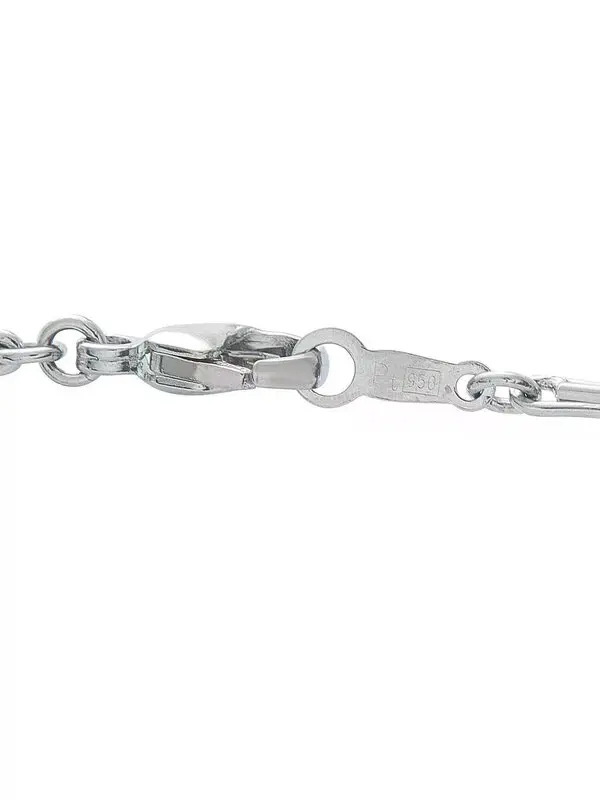 LB EXCLUSIVE Platinum Diamond Embellished Necklace