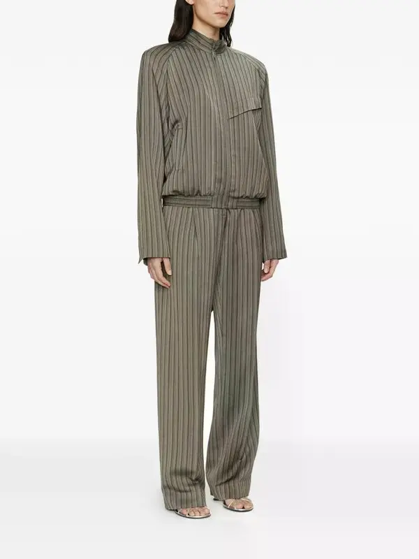 Christopher Esber Striped Bomber Jacket