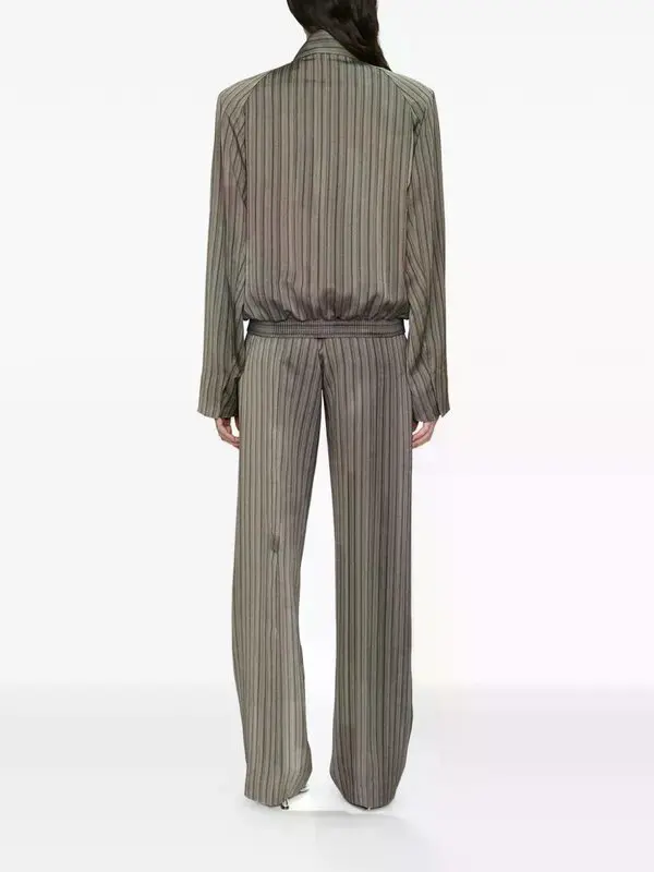 Christopher Esber Striped Bomber Jacket