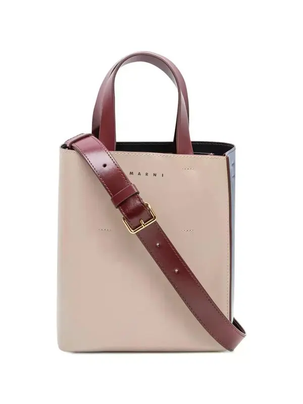 Marni Mini Museo Tote Bag - Neutrals