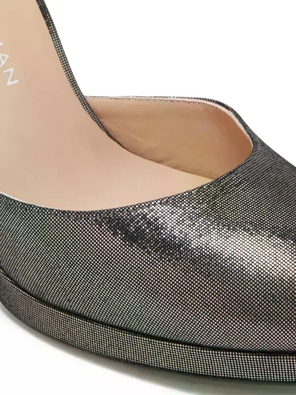 STUART WEITZMAN Platform Buckle Sandals - Grey