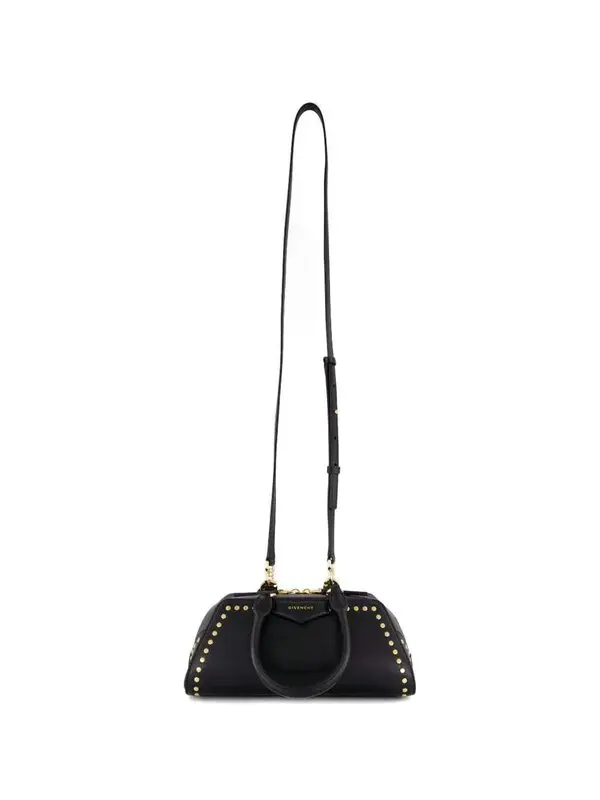 Givenchy Studded Top-handle Leather Shoulder Bag