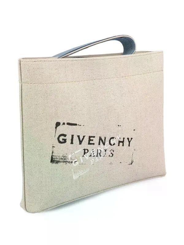 Givenchy Logo Print Clutch