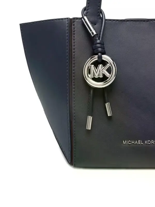 Michael Kors Logo-charm Tote Bag - Blue