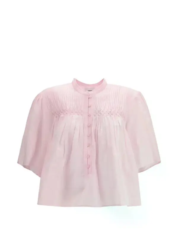 MARANT ETOILE Smocked Buttoned Top