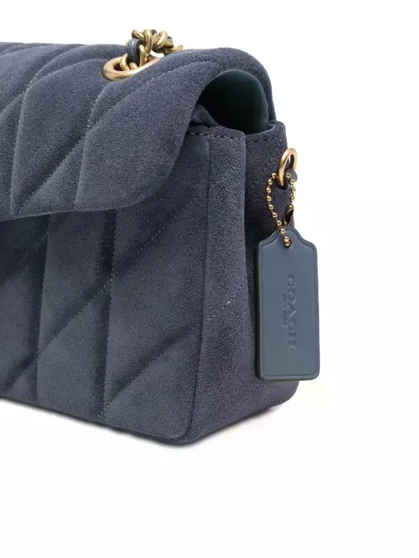 COACH Quilted C Shoulder Bag - Blue
