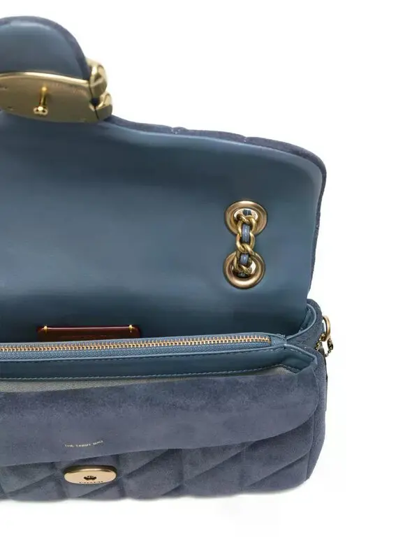 COACH Quilted C Shoulder Bag - Blue