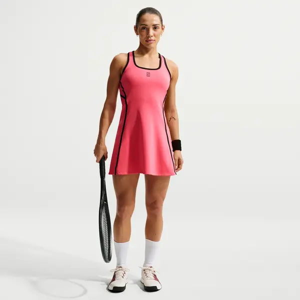 Nike Court Advantage Dri-fit Tennis Dress - Pink