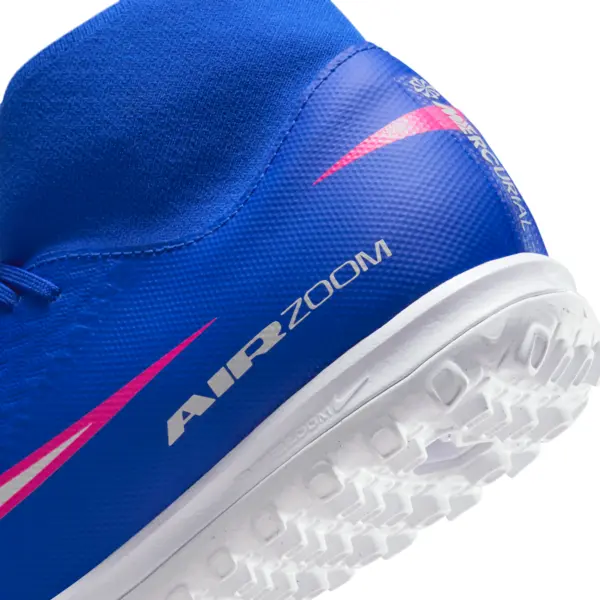 Nike Mercurial Superfly Academy Turf High-top Soccer Shoes - Blue