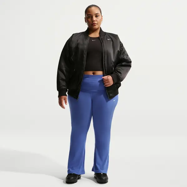 Nike Sportswear Chill Knit Mid-rise Ribbed Pants - Blue