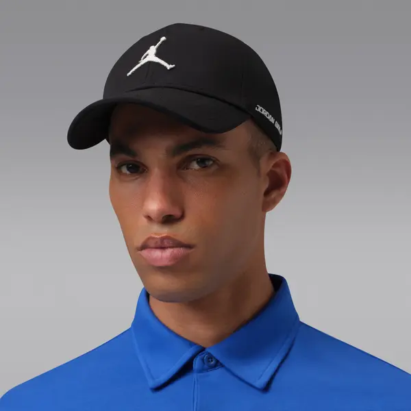 JORDAN Club Dri-fit Structured Golf Hat - Black