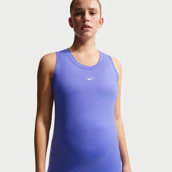 Nike One Slim-fit Dri-fit Maternity Tank Top - Blue