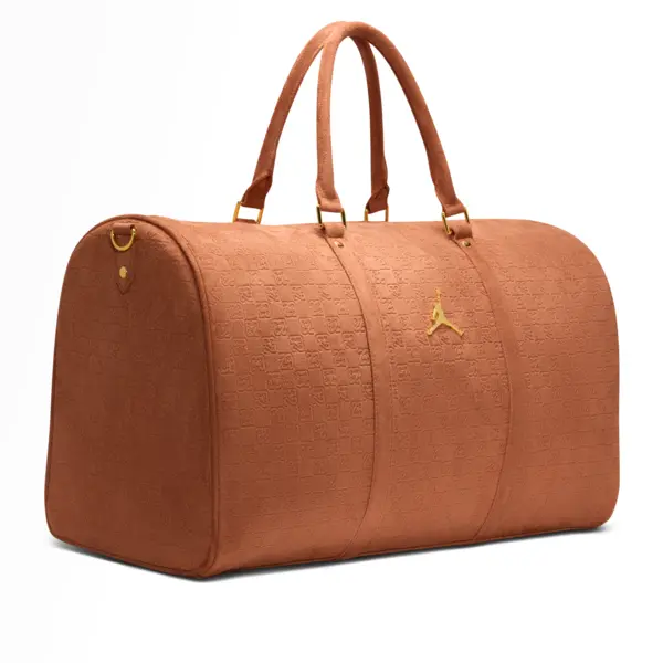 JORDAN Suede Monogram Duffle - Brown