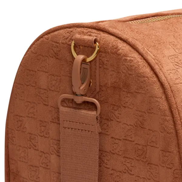 JORDAN Suede Monogram Duffle - Brown
