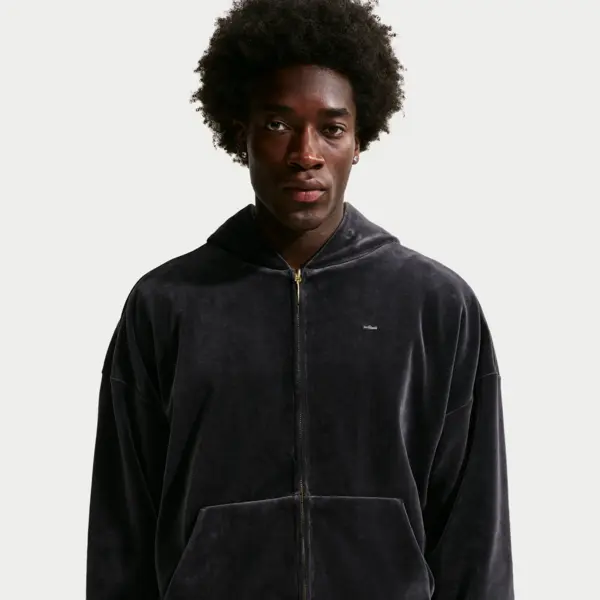 Nike Lebron Velour Full-zip Basketball Hoodie