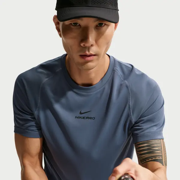Nike Pro Training Dri-fit Short-sleeve Top - Blue