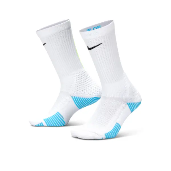 Nike Elite 2.0 Cushioned Crew Socks - White