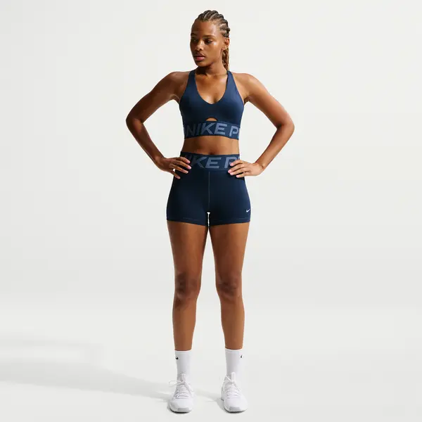 Nike Pro Sculpt High-waisted 3" Biker Shorts - Blue