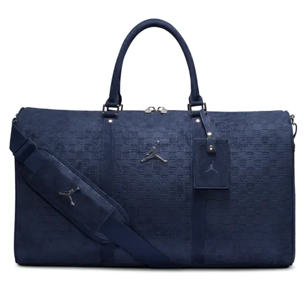 JORDAN Suede Monogram Duffle - Blue