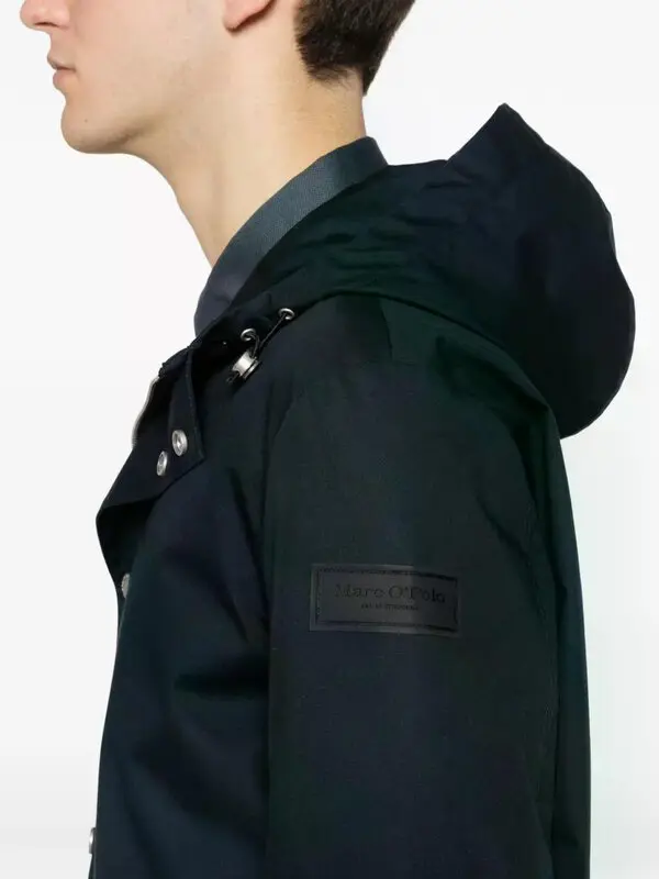 Marc O'polo Long-sleeve Hooded Coat