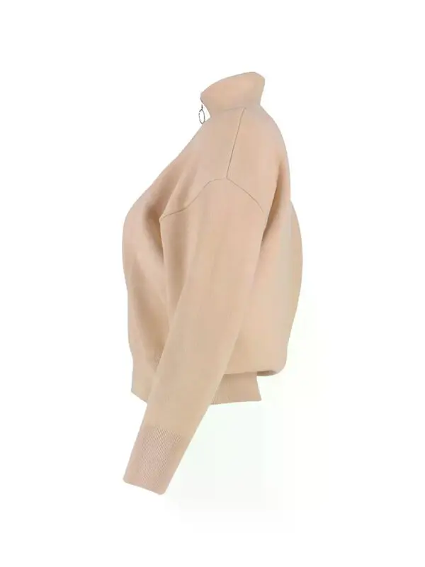 Sandro Embroidered Half-zip Sweater