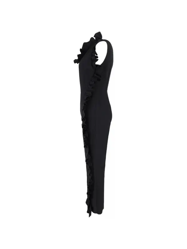 MSGM One-shoulder Ruffle Jumpsuit