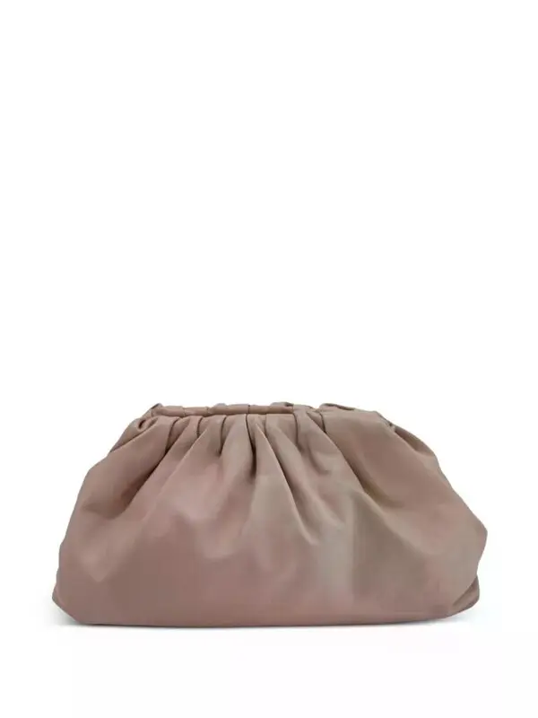 Bottega Veneta Pouch Crinkled Clutch - Neutrals