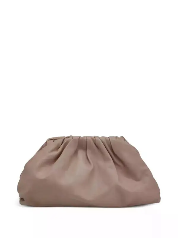 Bottega Veneta Pouch Crinkled Clutch - Neutrals