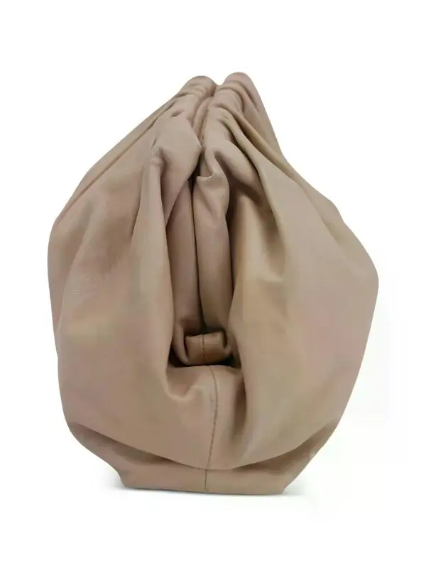 Bottega Veneta Pouch Crinkled Clutch - Neutrals