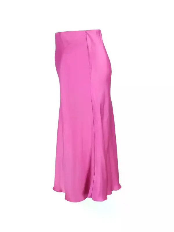 Nanushka Satin Midi Skirt - Pink