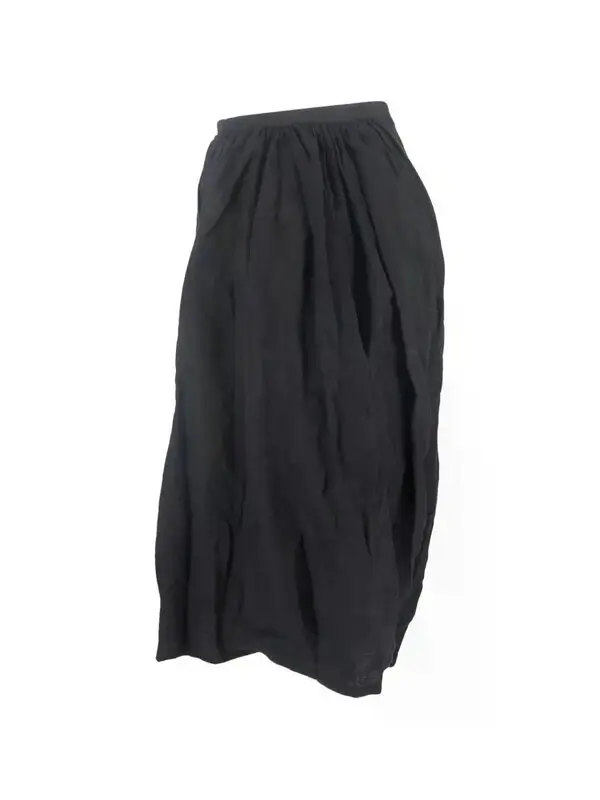 Yohji Yamamoto Asymmetric Draped Midi Skirt