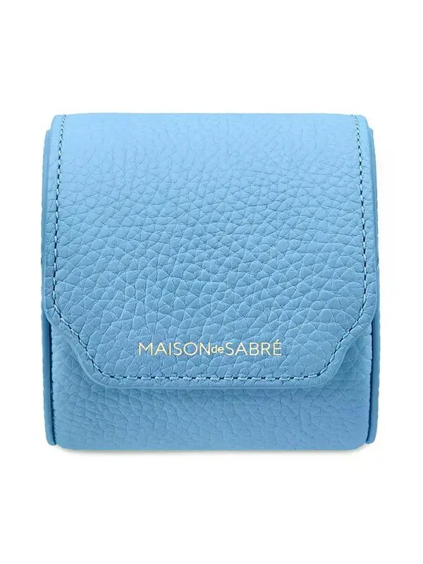 MAISON DE SABRE Leather Watch Roll - Blue