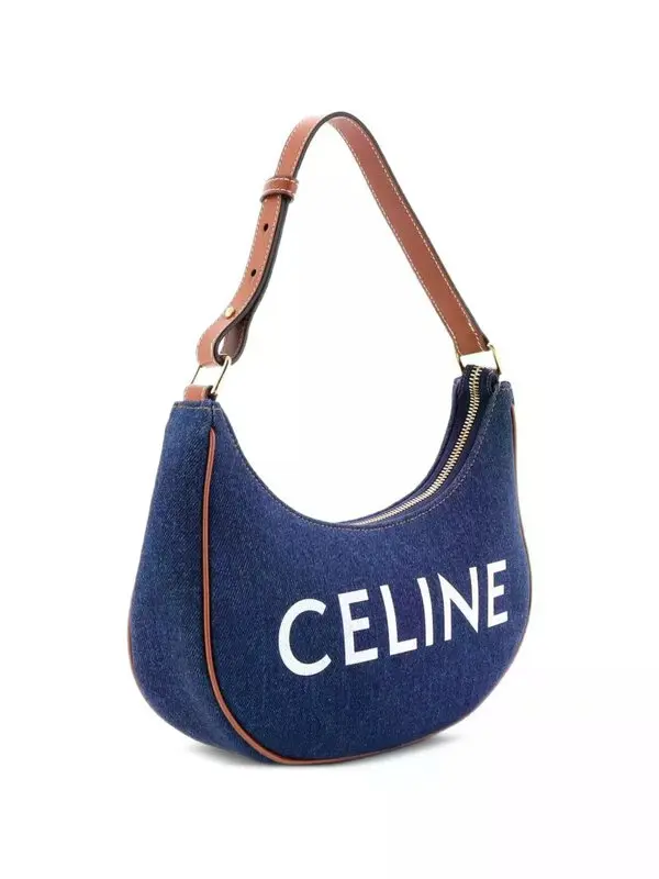 Celine Ava Denim Hobo Bag - Blue