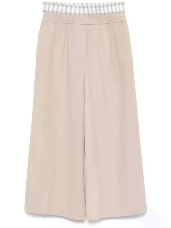 Loewe Cropped Cotton Trousers