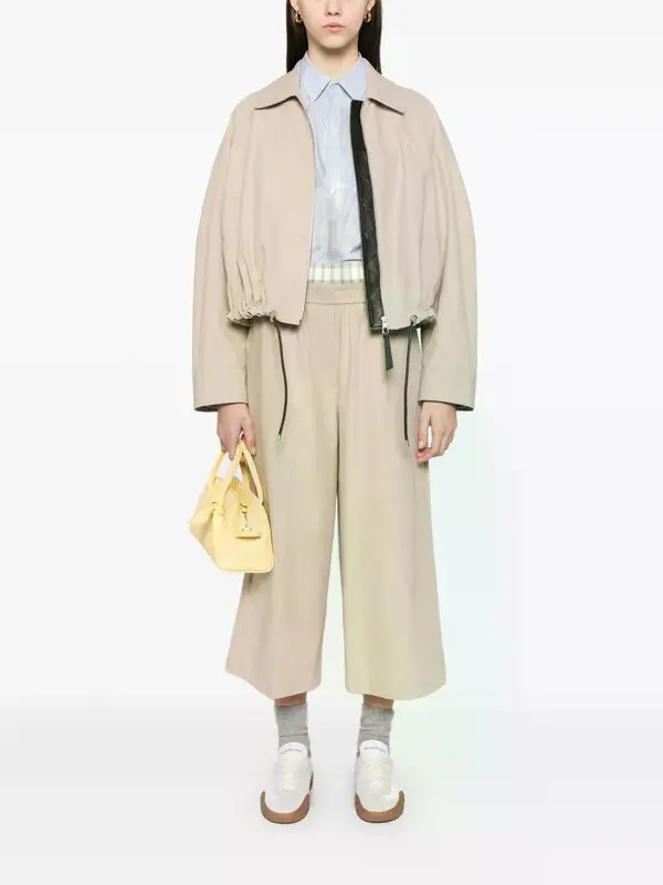 Loewe Cropped Cotton Trousers