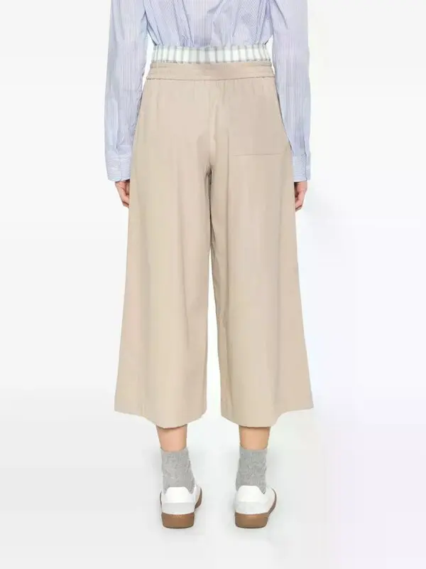 Loewe Cropped Cotton Trousers
