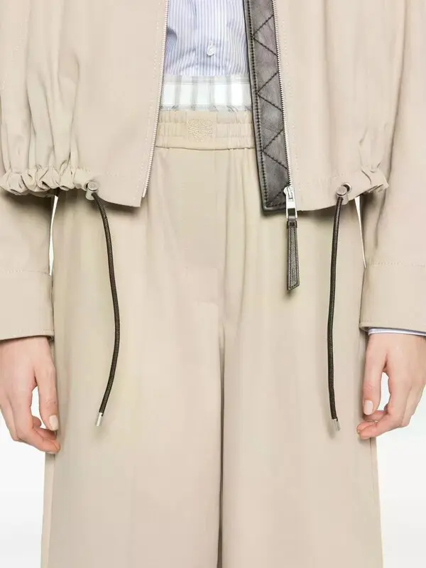 Loewe Cropped Cotton Trousers