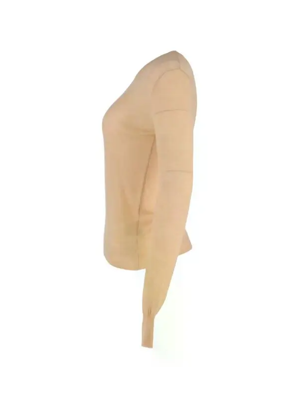 JOSEPH Cashair Rib-detail Top - Neutrals