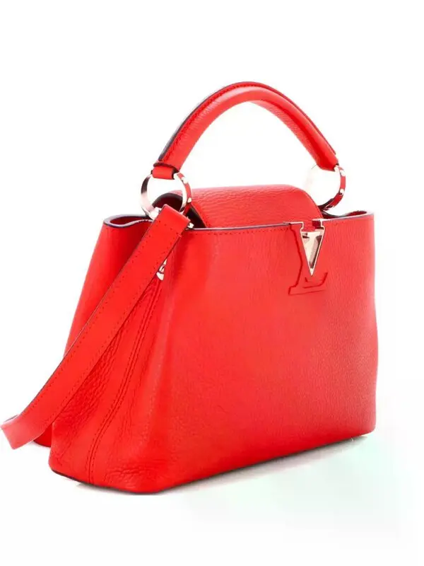 LOUIS VUITTON Capucines Bb Satchel - Red
