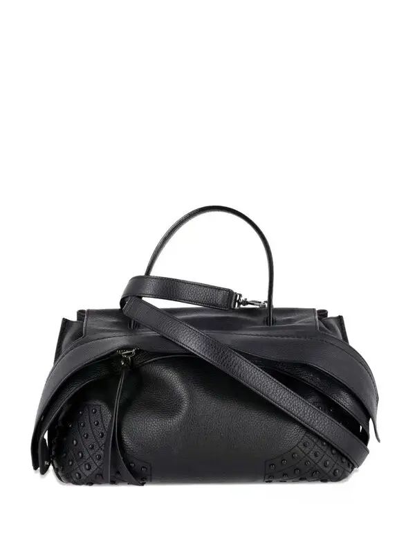 TOD'S Wave Stud Tote - Black