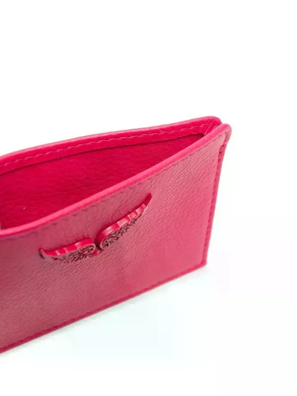 Zadig&Voltaire Zv Pass Logo-plaque Leather Cardholder - Pink