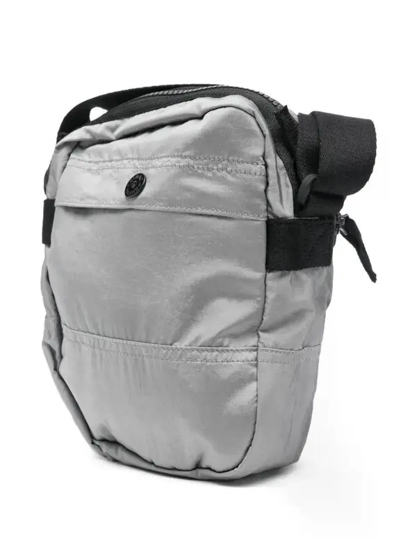 Stone Island Zip Compass Messenger Bag - Grey