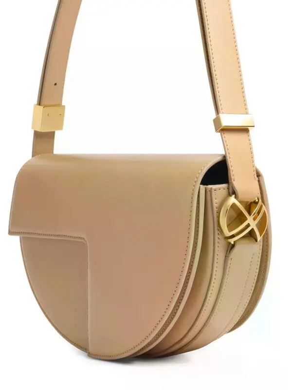 PATOU Le Leather Shoulder Bag - Neutrals