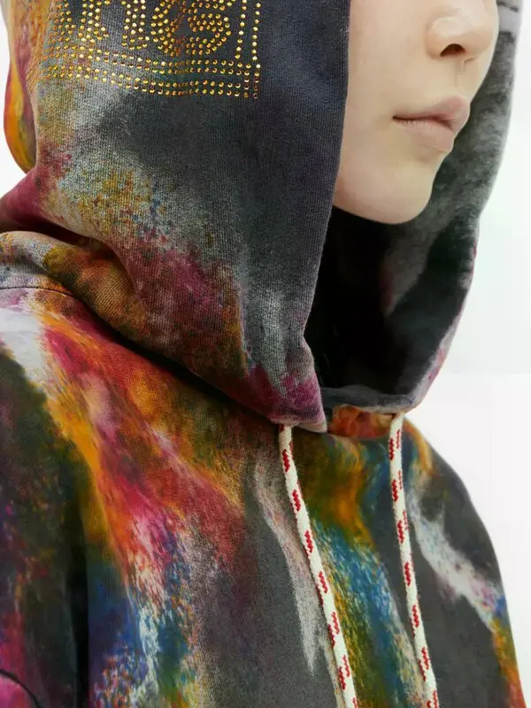 Aries Long-sleeve Drawstring Hoodie