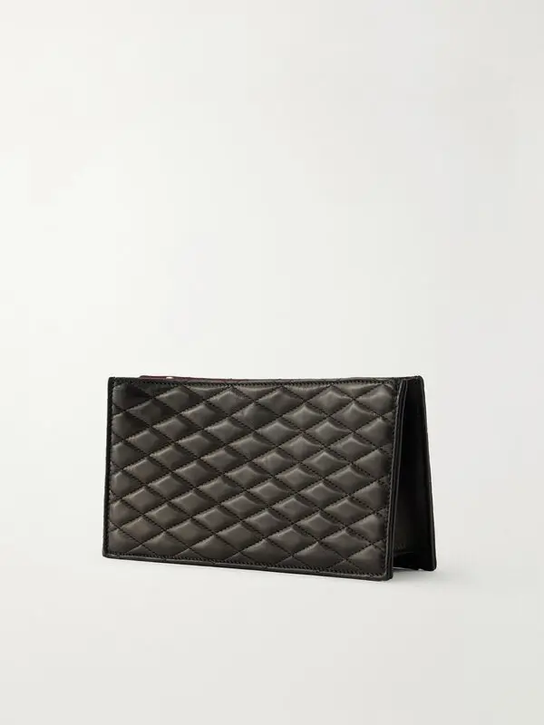 METIER Ease Quilted Leather Clutch
