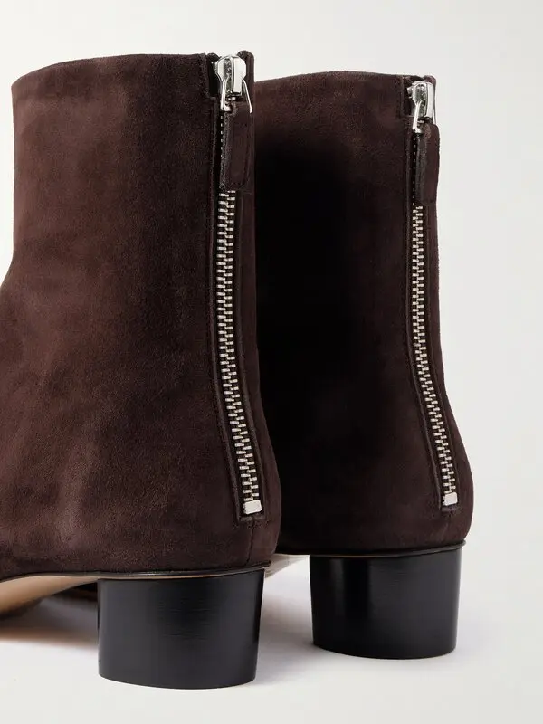 Le Monde Beryl Carole 35 Suede Ankle Boots - Brown
