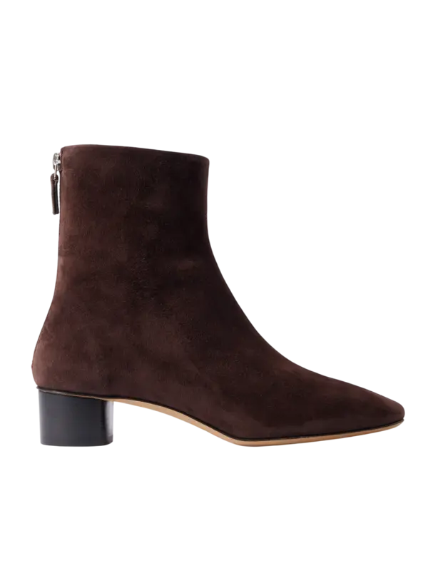 Le Monde Beryl Carole 35 Suede Ankle Boots - Brown