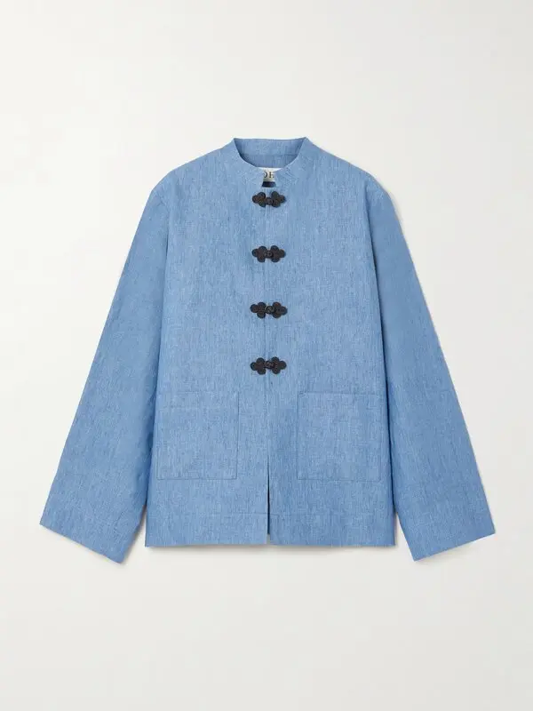 RÓHE Mandarin Linen Jacket