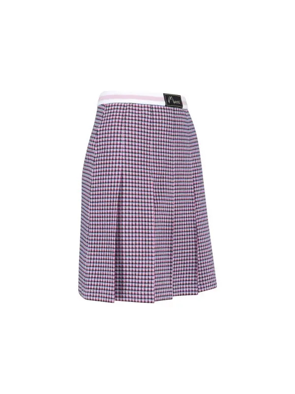 COURREGES Logo Midi Skirt - Purple