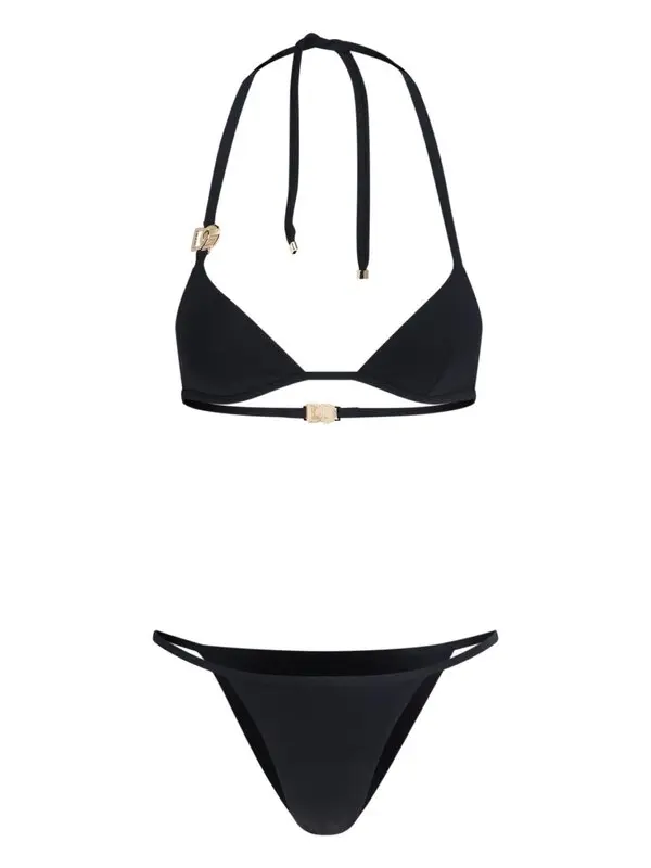 Dolce & Gabbana Logo Bikini - Black